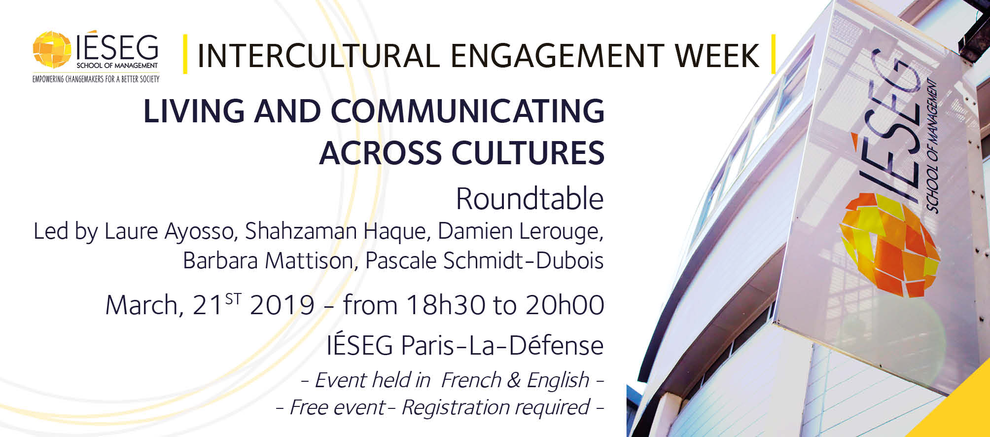 INTERCULTURAL ENGAGEMENT WEEK - Roundtable: "Living and Communicating ...
