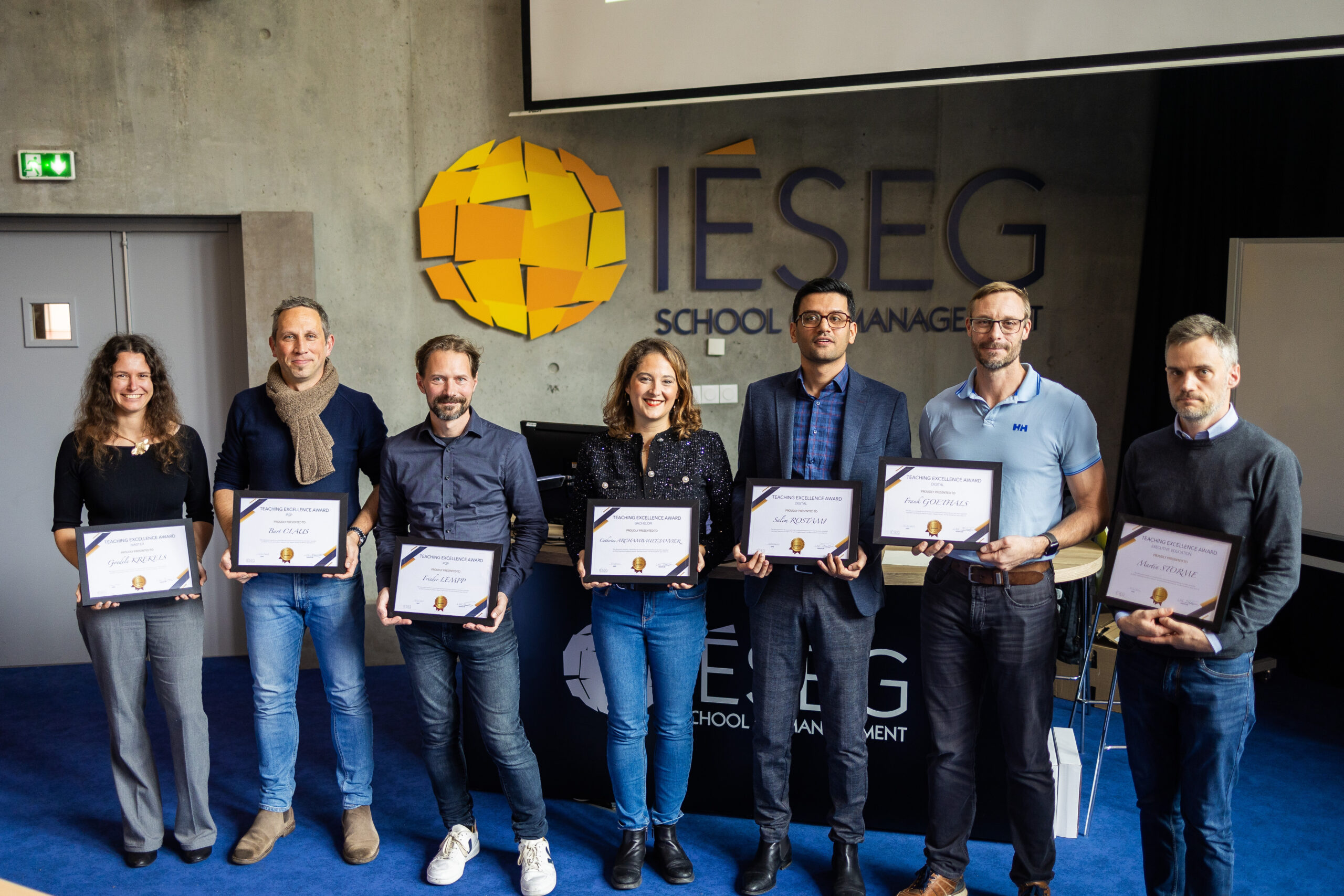 IÉSEG Teaching Awards 2023 winners