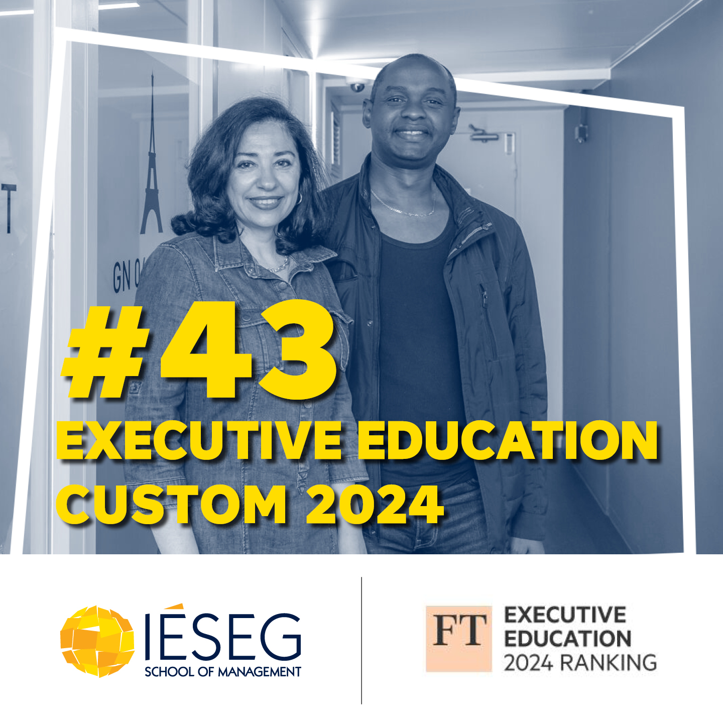 Financial Times Executive Custom Education 2024: IÉSEG up sharply