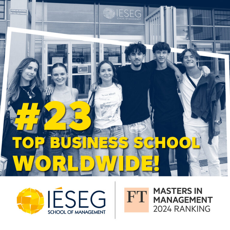 Financial Times Masters in Management 2024: IÉSEG ranks 23rd - IÉSEG