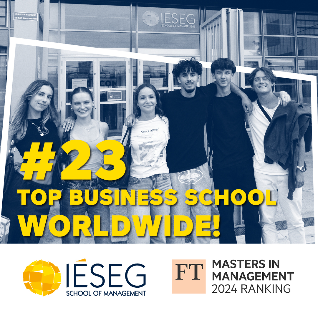 Financial Times Masters in Management 2024: IÉSEG ranks 23rd - IÉSEG