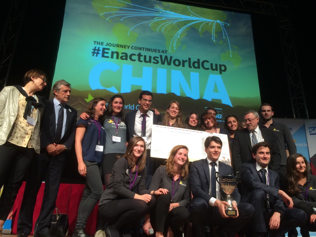 ENACTUS IESEG wins the 2014 national competition - IÉSEG